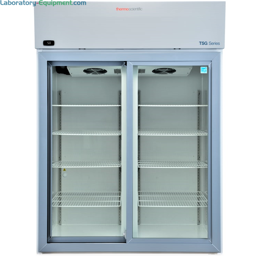 Thermo Scientific Lab Refrigerator 2 Sliding Glass Doors 8 Shelves 45.8 ...