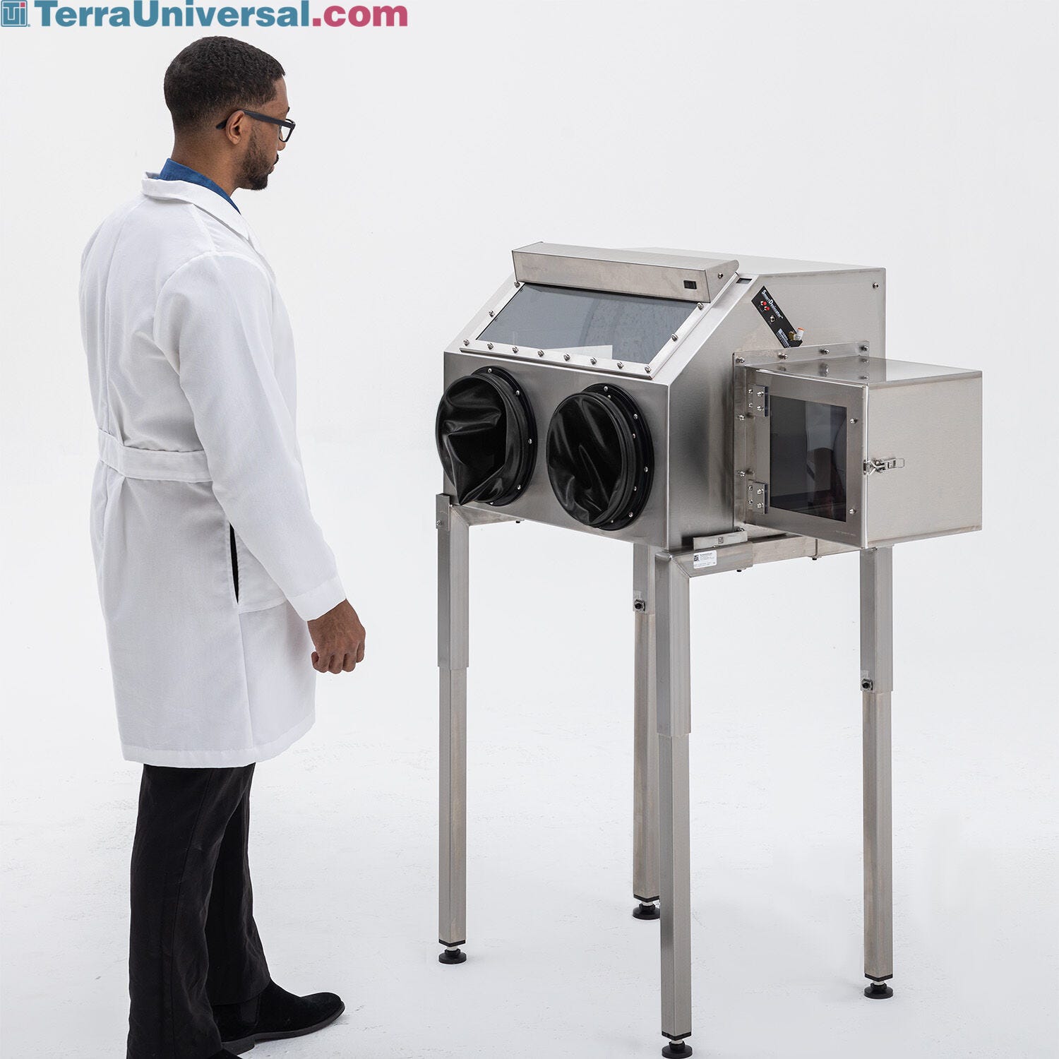 Adjustable Glove Box Stand; 32" - 42.75"W x 16" - 26.5"D x 33" - 43" H ...