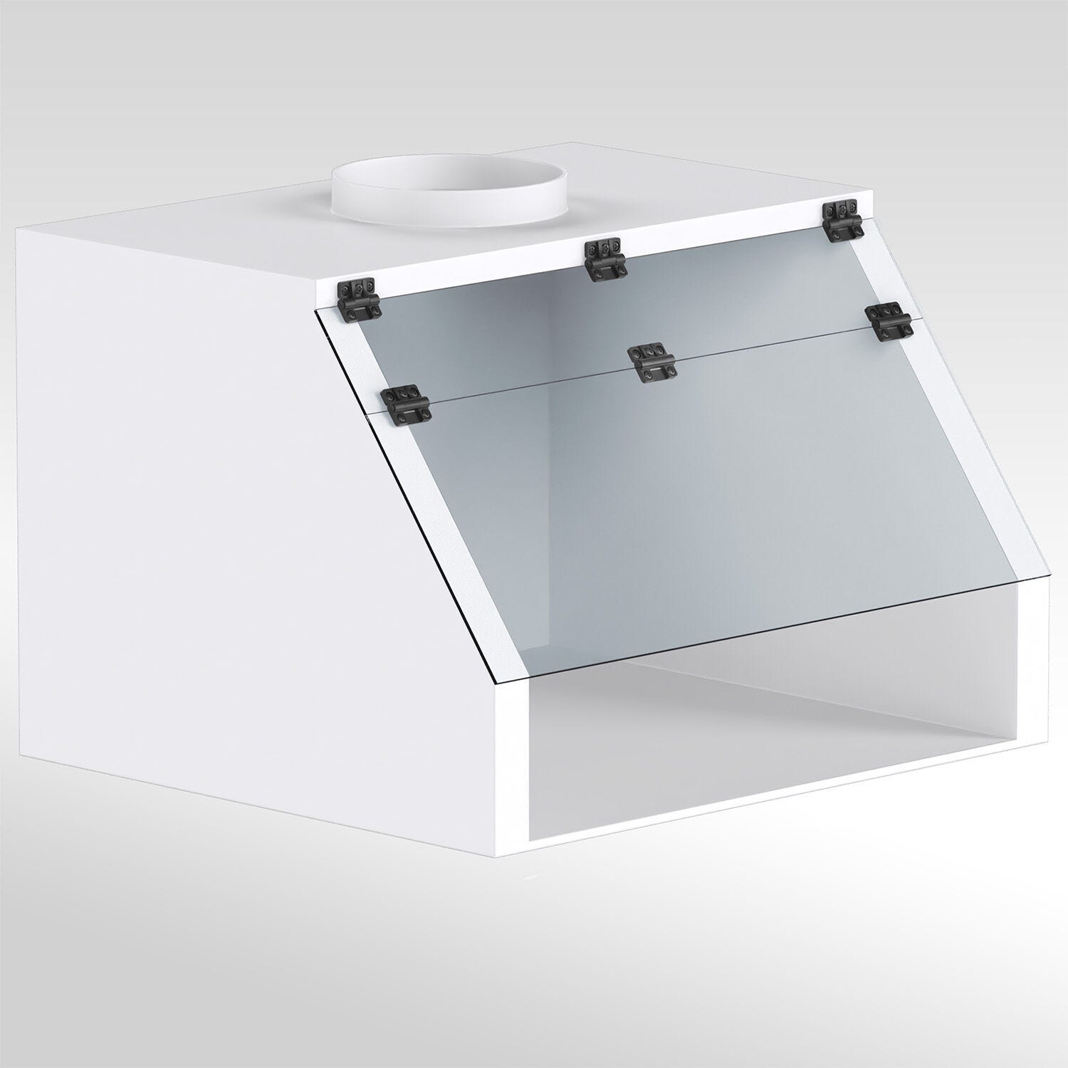 Hood; ValuLine, Benchtop, Ducted, Polypropylene, 36" W x 30" D x 25" H, Detachable Work Surface ...