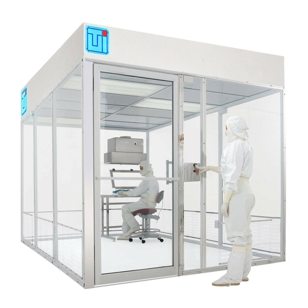 ValuLine™ Cleanroom; Hardwall, Clear Acrylic Panels, 8'W x 14'D x 8'H ...