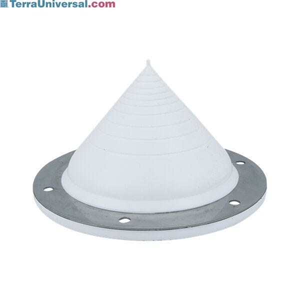Wall Boot for Cord Pass Through, Silicone, 6" W x 6" D x 3" H 2900-18 ...