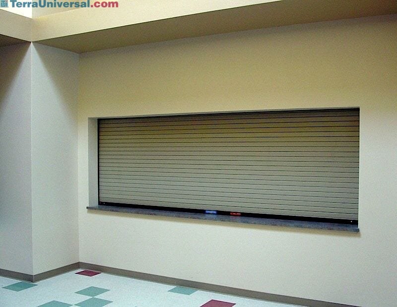 Door; Fire-Rated, Wall-Mount, Roll-Up, Galvanized or Stainless Steel ...