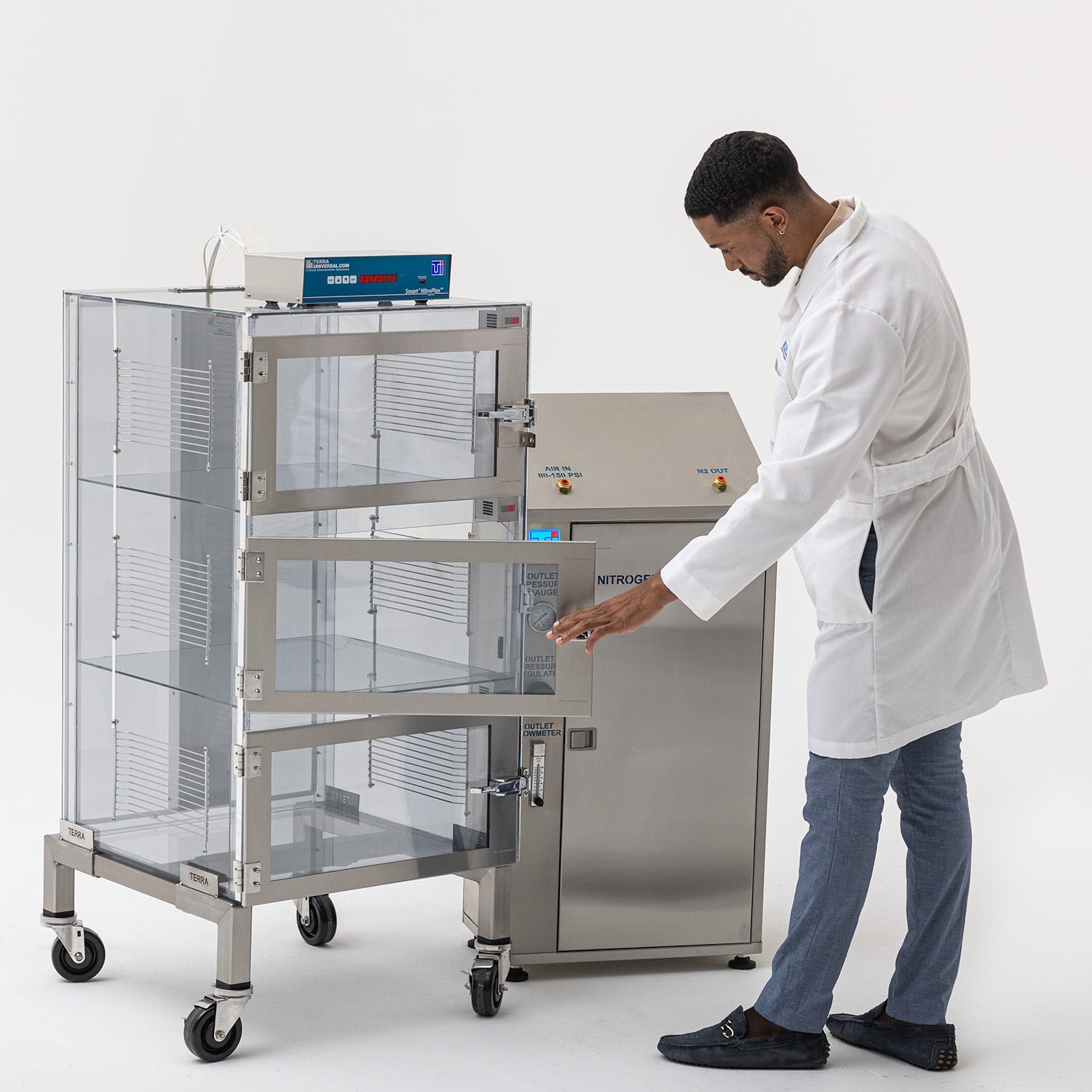 NitroPlex Desiccator Cabinets, 5 Chambers