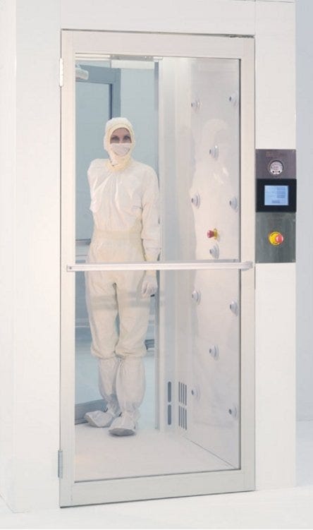 Meet Your Cleanliness Goals with Air Showers - Terra Universal Blog