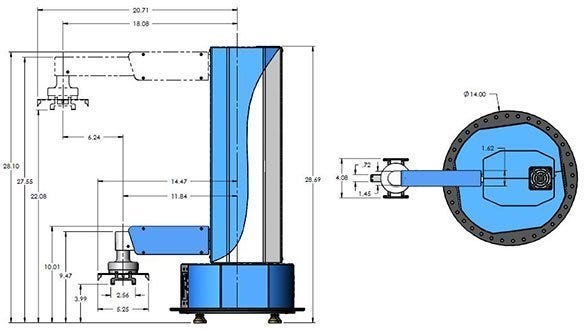 Plate Handler; PlateCrane EX360, Hudson Robotics, 115/220 V 3030-32 ...
