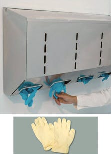 Stainless Steel and Polypropylene Cleanroom and Lab Glove Dispensers ...