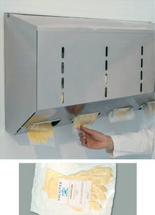 Stainless Steel and Polypropylene Cleanroom and Lab Glove Dispensers ...